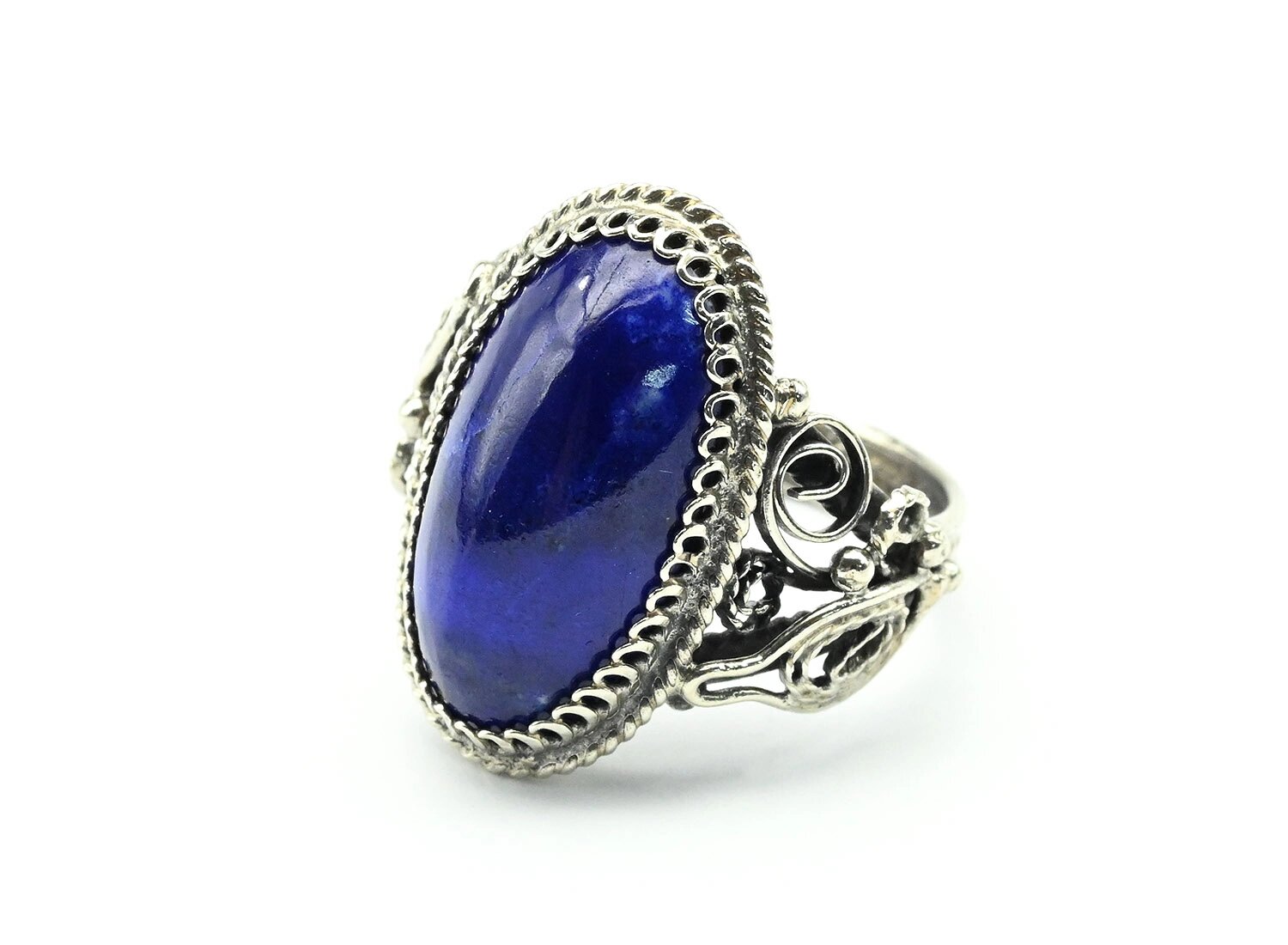 Кольцо, лазурит