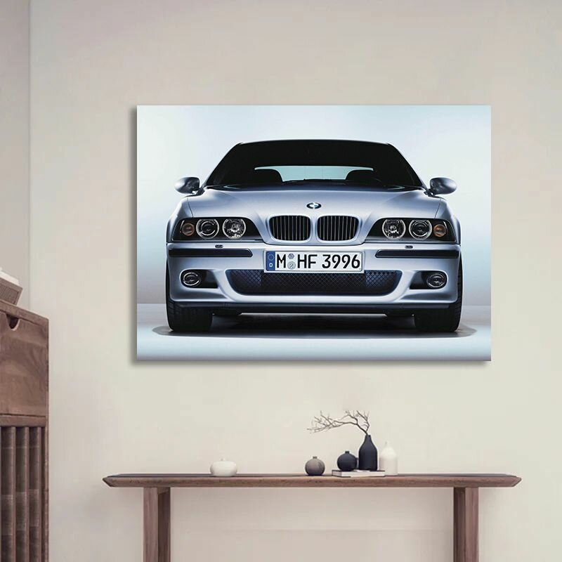 Картина ВсеКартины. Тут "BMW", на подрамнике, дерево, 20x30 см