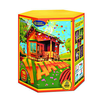 Батарея салютов Русский фейерверк У Дачи! Модуль! 19 зарядов