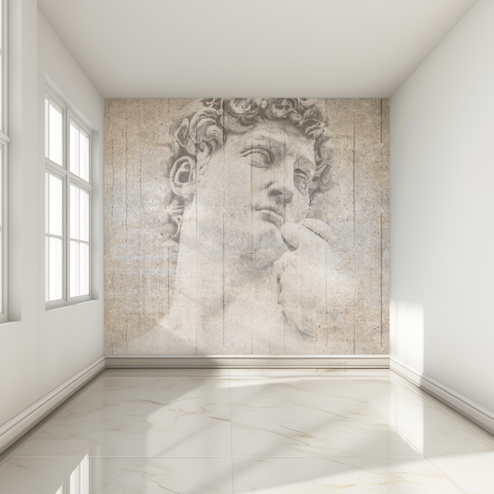 Фотообои 3д на стену "Античность", флизелиновые 300х270 см на кухню, спальню, зал