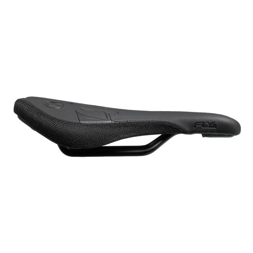 Седло SDG Fly JR Steel Black/Black 235mm x 122mm черное подростковое (00806DS)