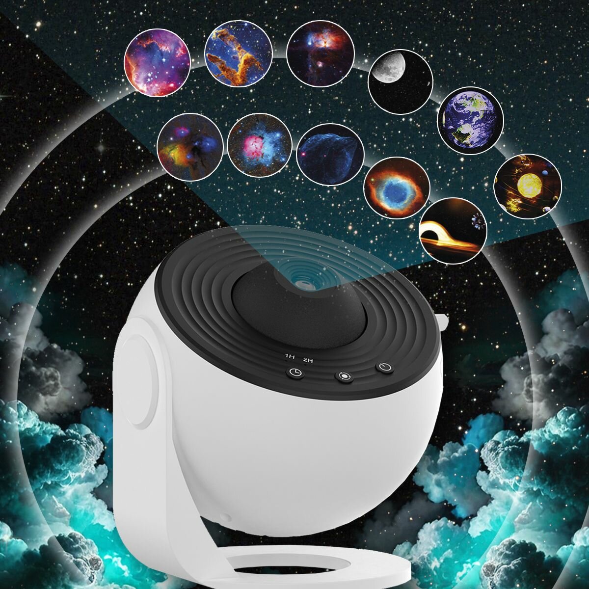Проектор звездного неба 13 проекций, ночник, домашний планетарий Best Time