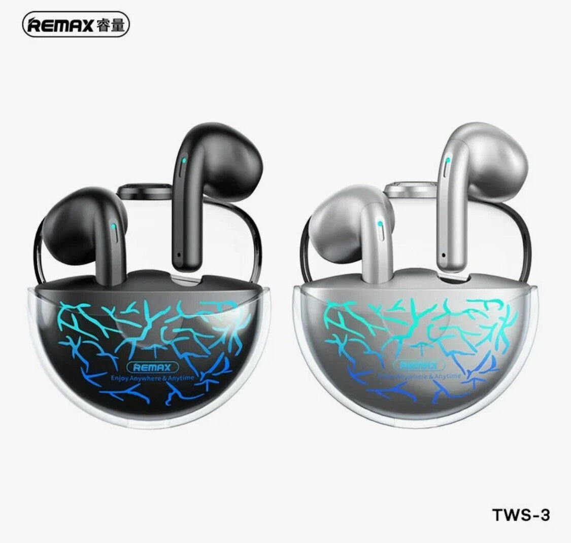 Наушники Remax TWS-3 Gaming Earbuds, внутриканальные, беспроводные, Bluetooth