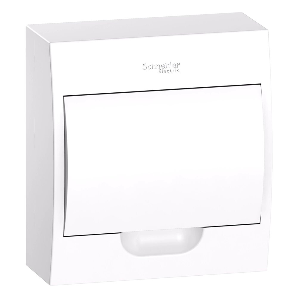 Бокс пластиковый Schneider Electric навесной ЩРн-П-8 дверь белая IP40