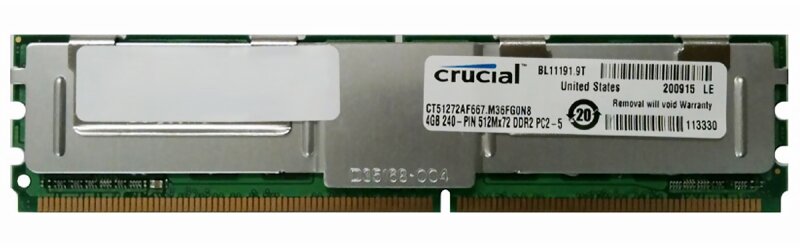 Оперативная память Crucial CT51272AF667. M36FG0N8 DDRII 4096Mb