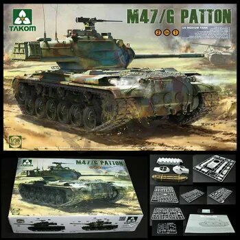 TAKOM 2070 1/35 Американский средний танк M47 / G Batton (пластиковая модель) Сборная Военная модель