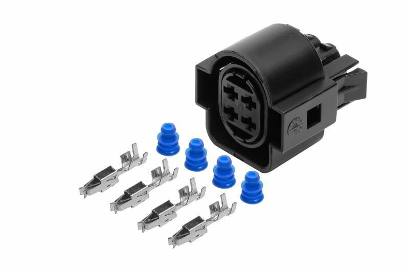 Разъем компрессора / разъем фары Фольксваген Ауди Сеат Шкода Скания Ман / 4 контакта (4 pin) ОЕМ: 1H0973734