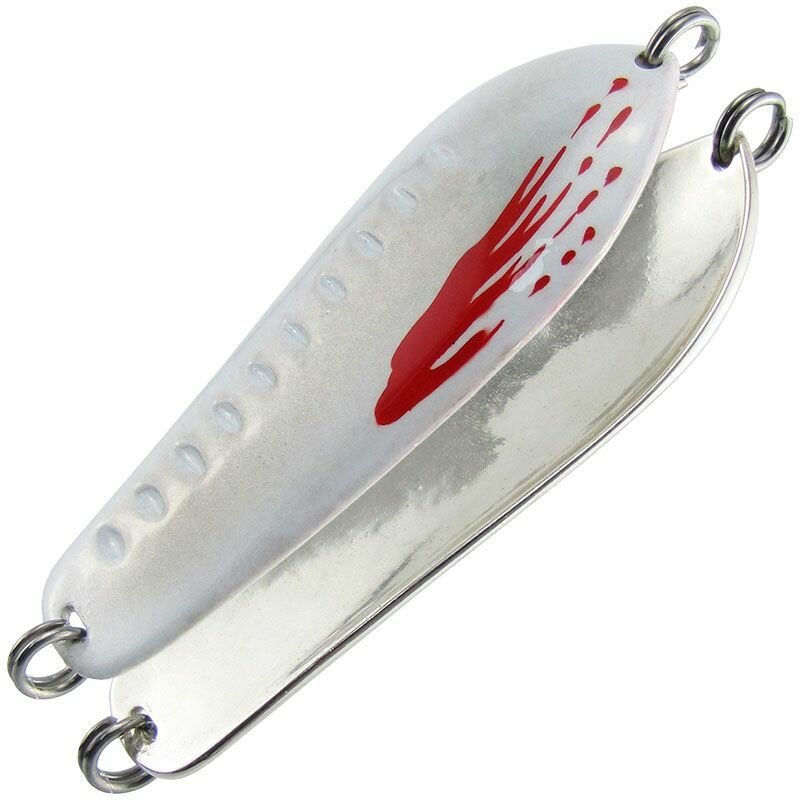 Блесна из латуни на щуку, покрыта серебром RB Шаманка 36гр - 41