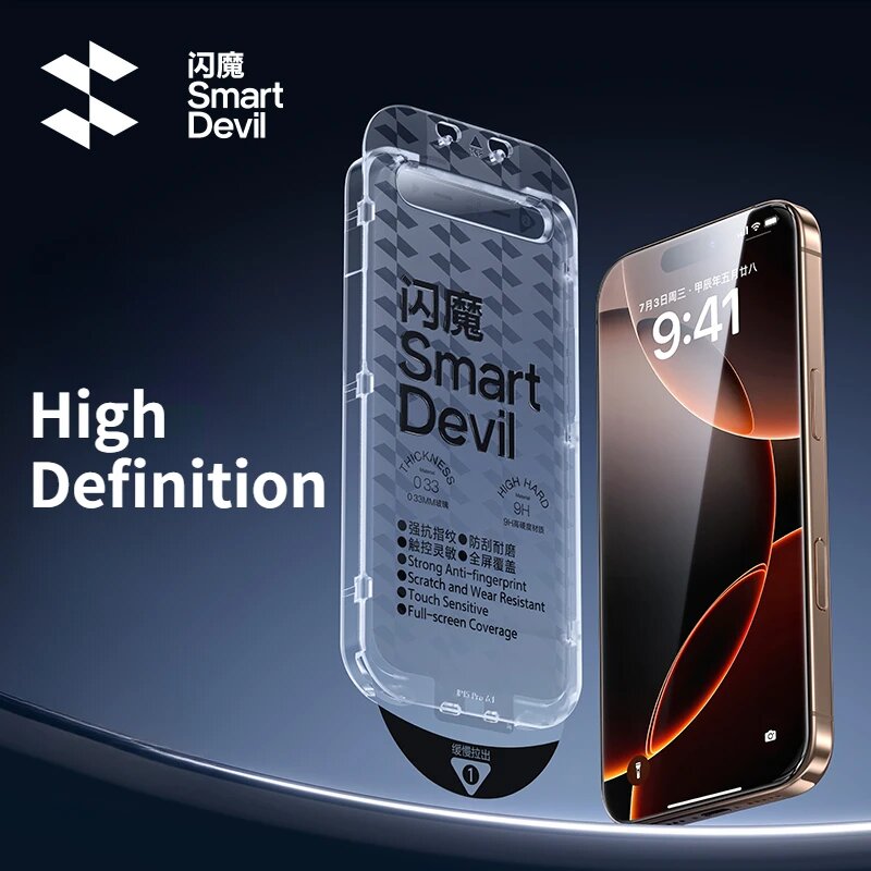 Защитная пленка SmartDevil 2 шт. для iPhone 16 Pro, HD