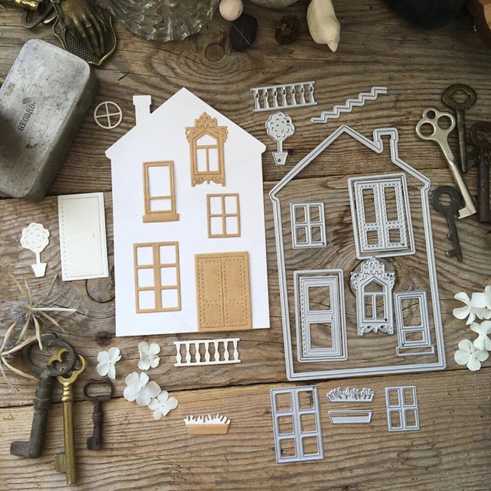 KeepArts Металлические штампы для скрапбукинга 9.8 x15.2 cm