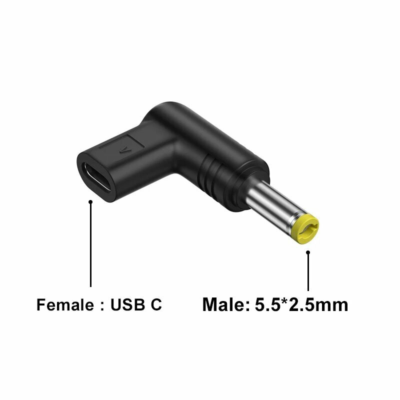 Geris Power USB C PD к DC адаптер 12V, 5.5-2.5mm