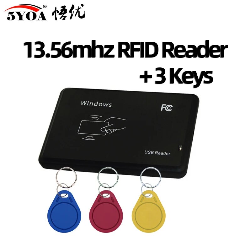 RFID-считыватель 5YOA IDRW Frequency 125Khz 13.56mhz Read 3Key