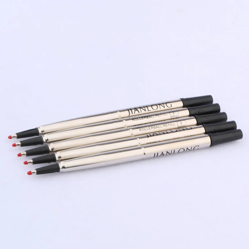 Стержни для ручек Jinhao Rollerball Pen Refills черных или синих 0,5 мм 5 шт. black