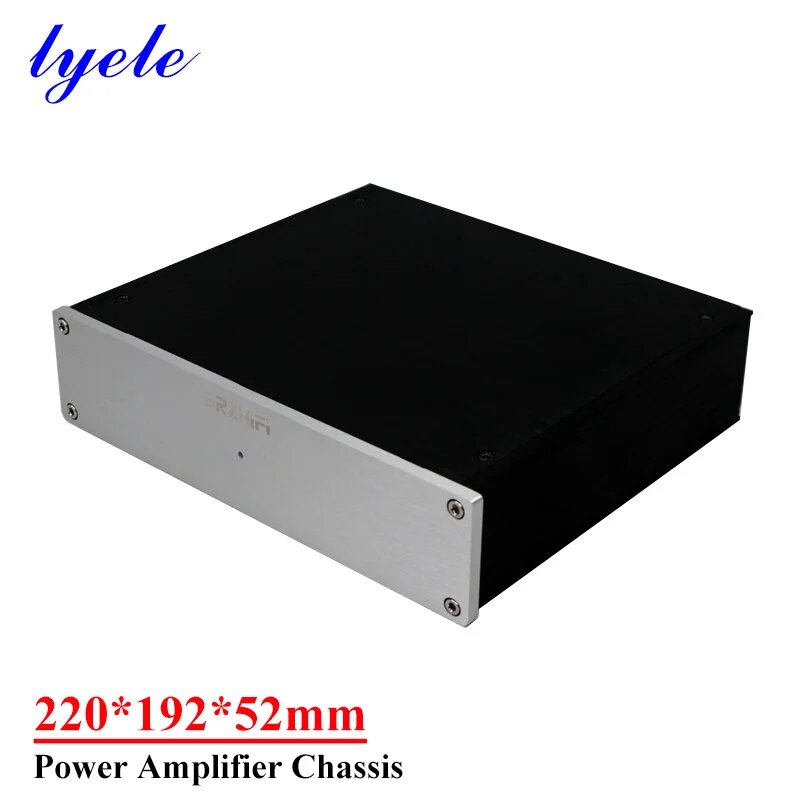 Lyele Алюминиевый корпус усилителя мощности 220*192*52 мм