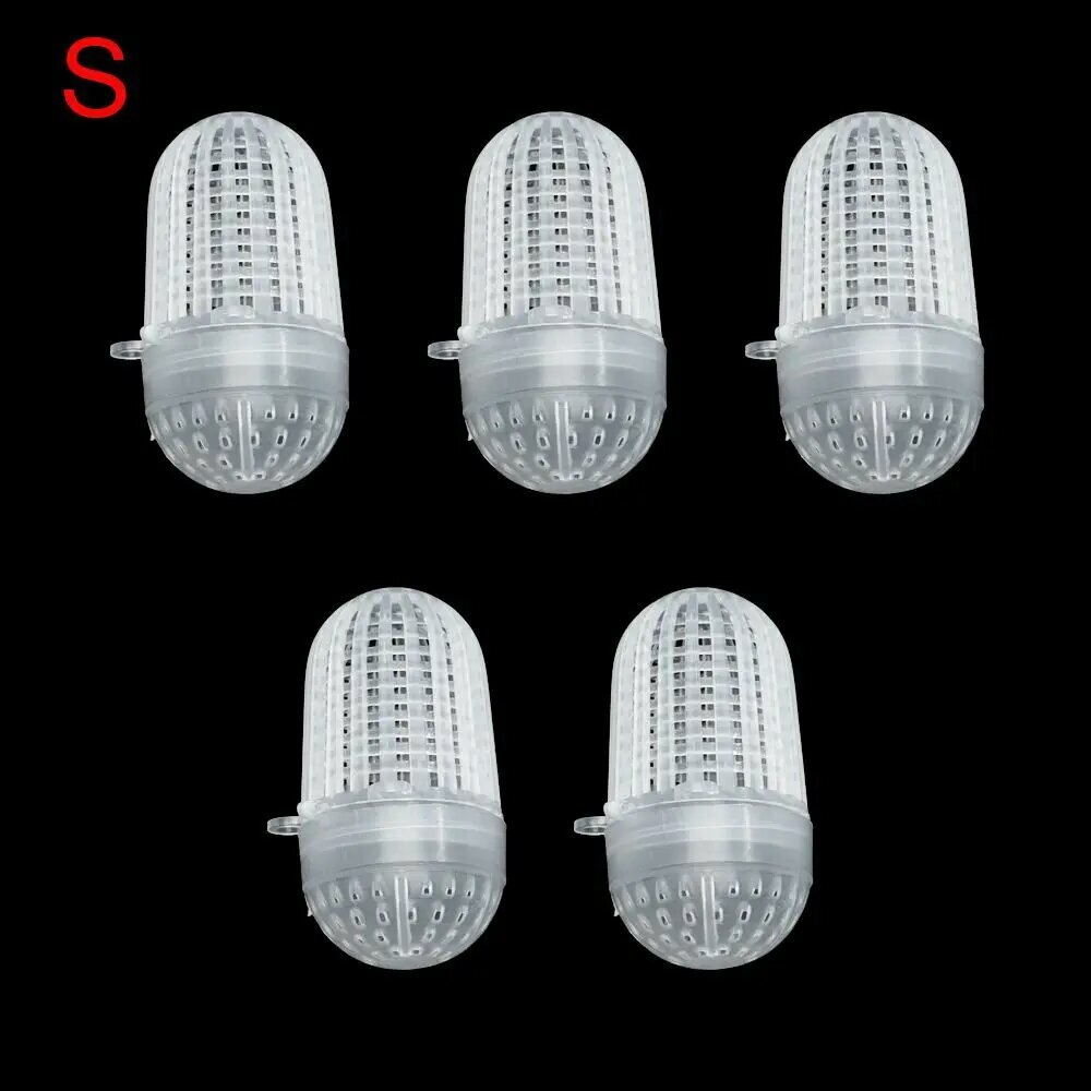 Портативные пластиковые кормушки для ловли карпа 5 шт S