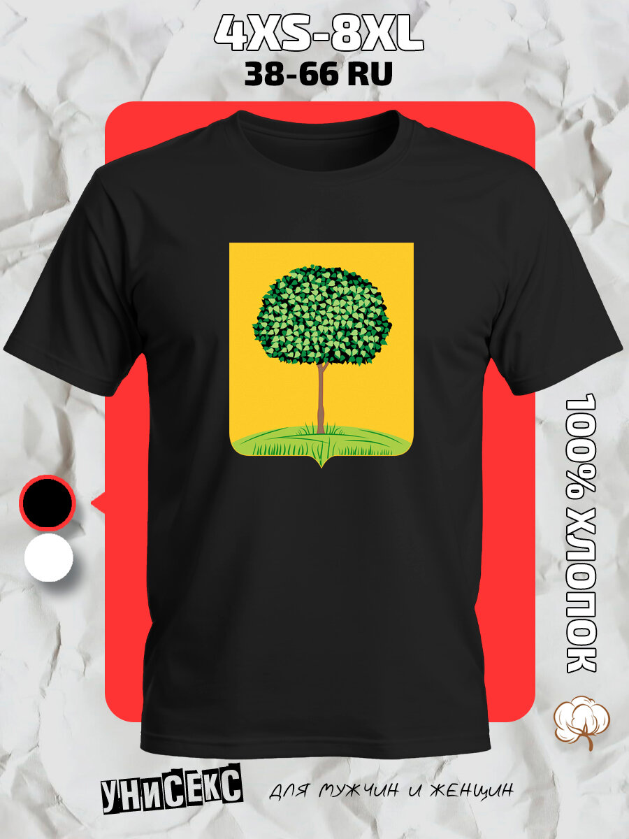 Футболка с принтом герб города Липецк