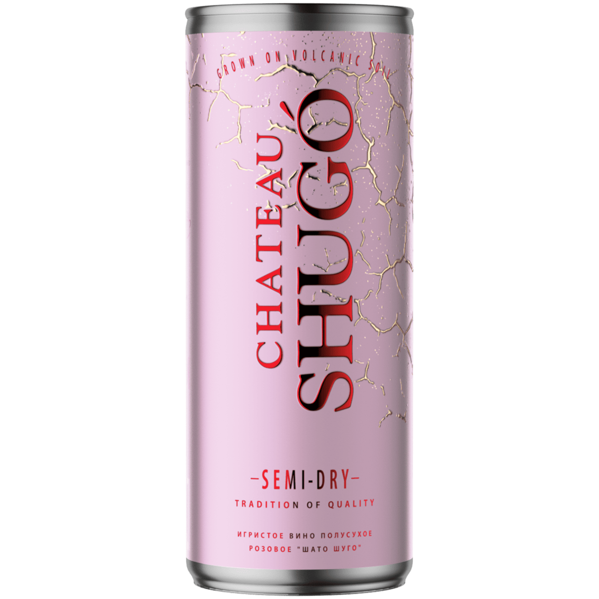 Вино игристое Chateau Shugo розовое полусухое 0,25 л