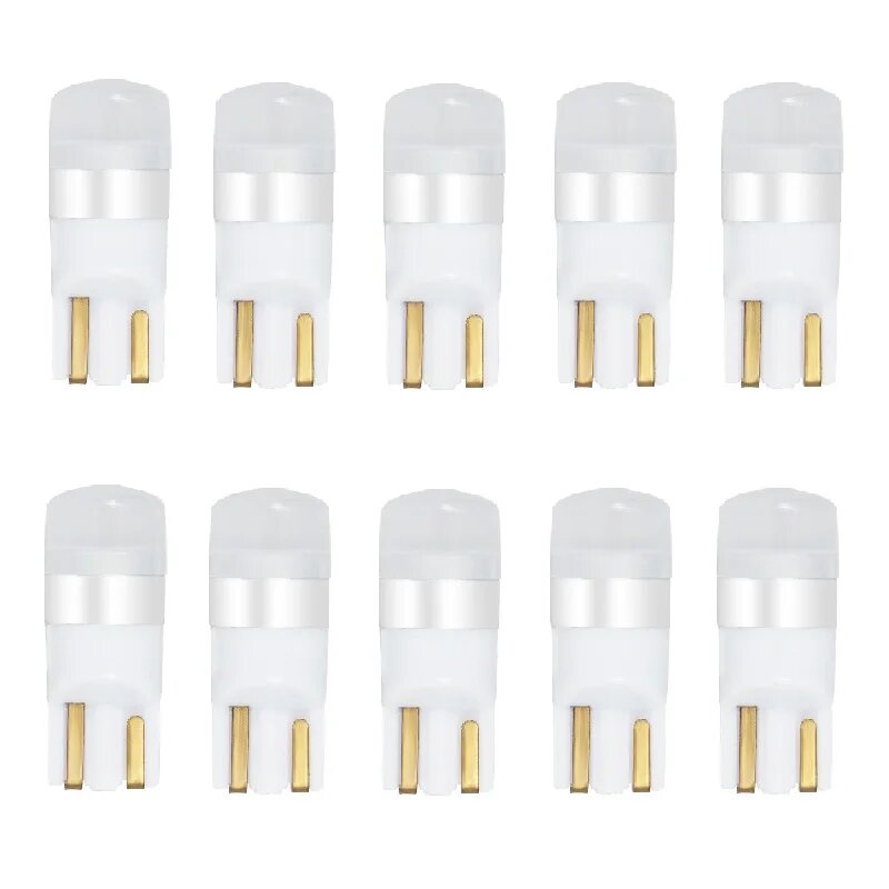 10 шт. T10 W5W LED Ice Blue номерной свет