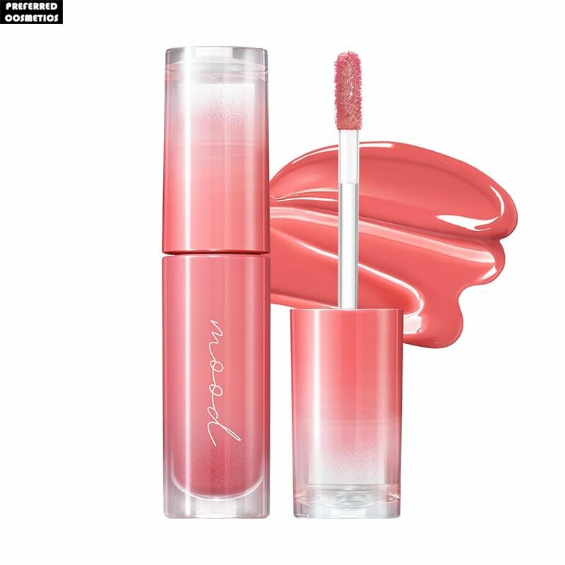 Тинт Peripera Pink Moon Glow Для придания объема губам, Естественно увлажняющий, Легкий, придающий сияние, Стойкий, Удобный, Не липкий