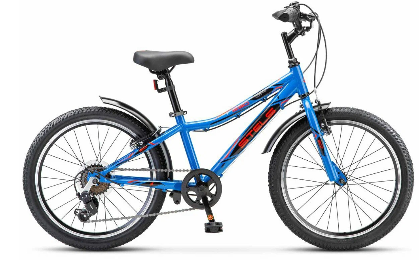 Велосипед STELS Pilot 230 V 20" Рост 11" синий Сталь 6ск Ободн V-типа мех