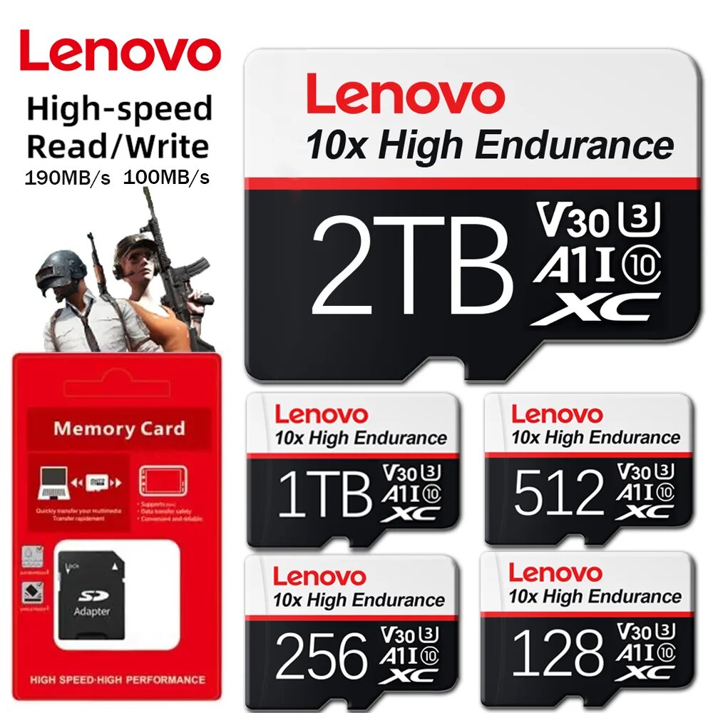 Lenovo карта памяти Micro SD 128 ГБ