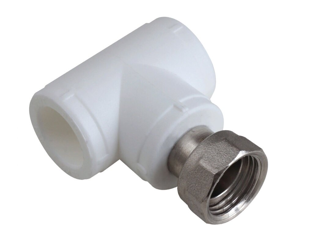 Полипропилен PRO-AQUA тройник с накидной гайкой 20 на 3/4 PA29110 VALFEX 10140120