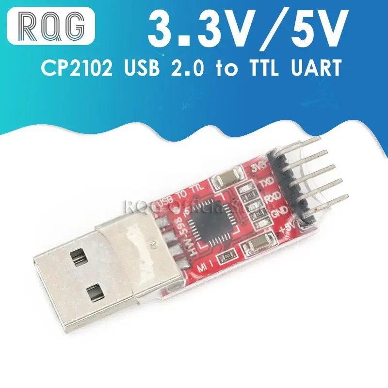 5PIN CP2102 USB 2,0 к TTL UART модуль 6Pin серийный преобразователь STC Замена FT232 модуль адаптера 3,3 V/5V мощность для arduino