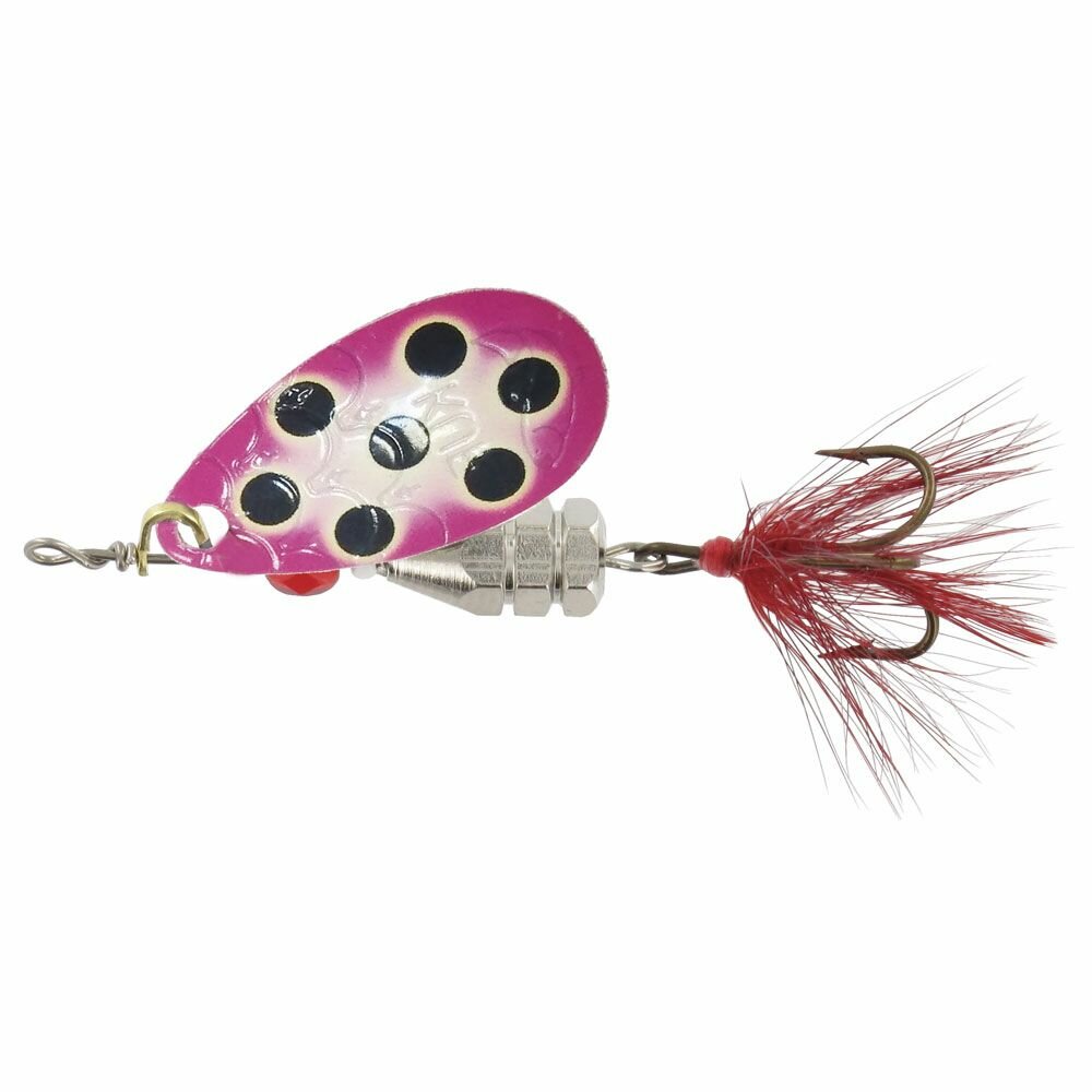 Блесна Kuusamo Kuf-Lippa 5 гр с оперением BL/Pink/W-S, UV