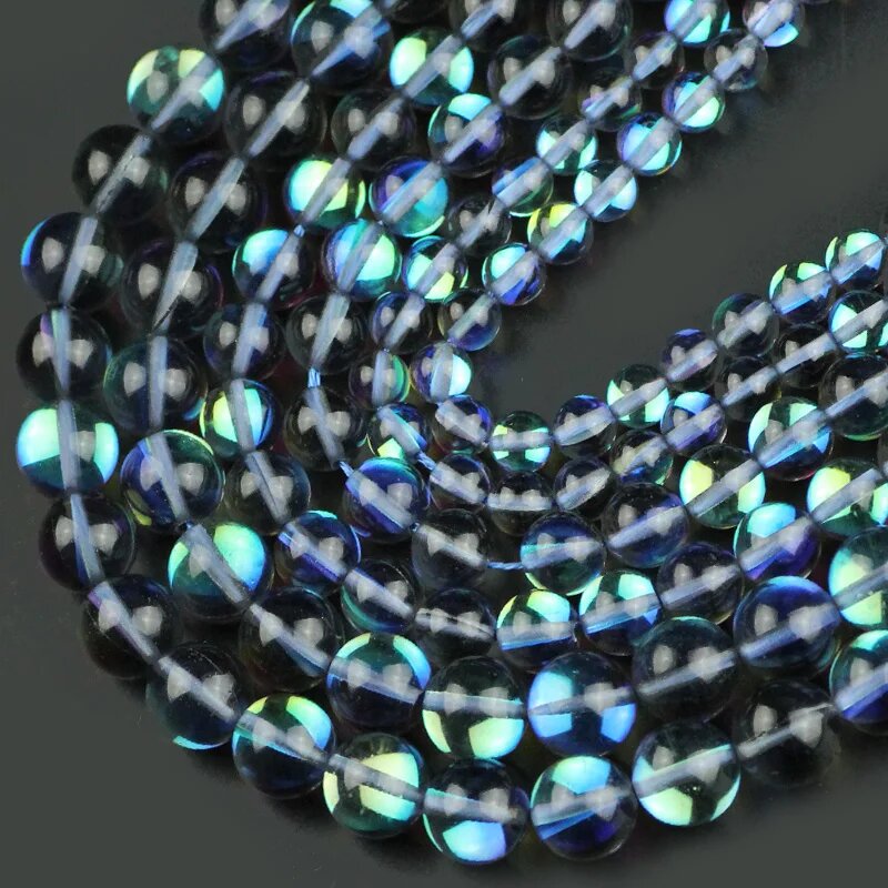 HGKLBB синие лабрадоритовые бусины 6/8/10 мм 15 дюймов 10mm 36pcs