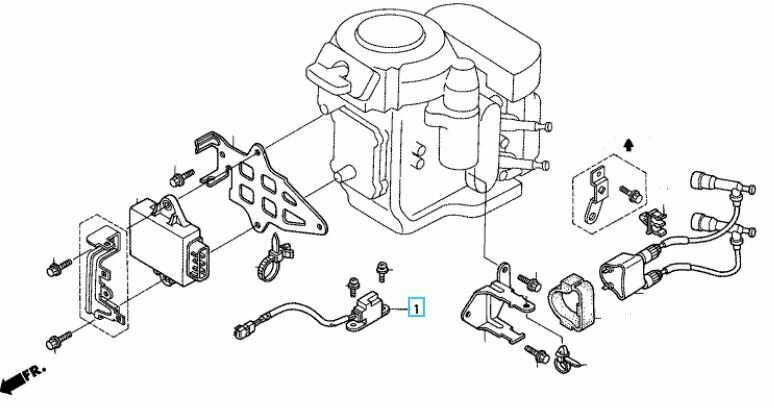 Катушка В сборе, генератор (Оригинал)