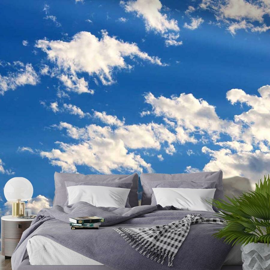 Фотообои Облака 3д 9-330-S-Холст 270 x 200 см (ВхШ) Бесшовные, флизелиновые, влагостойкие обои
