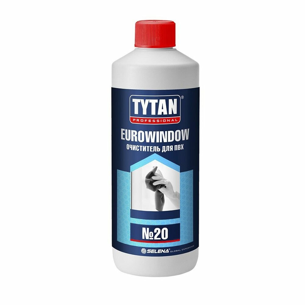 Очиститель для пластика ПВХ Tytan Professional Eurowindow (0,95л) №20
