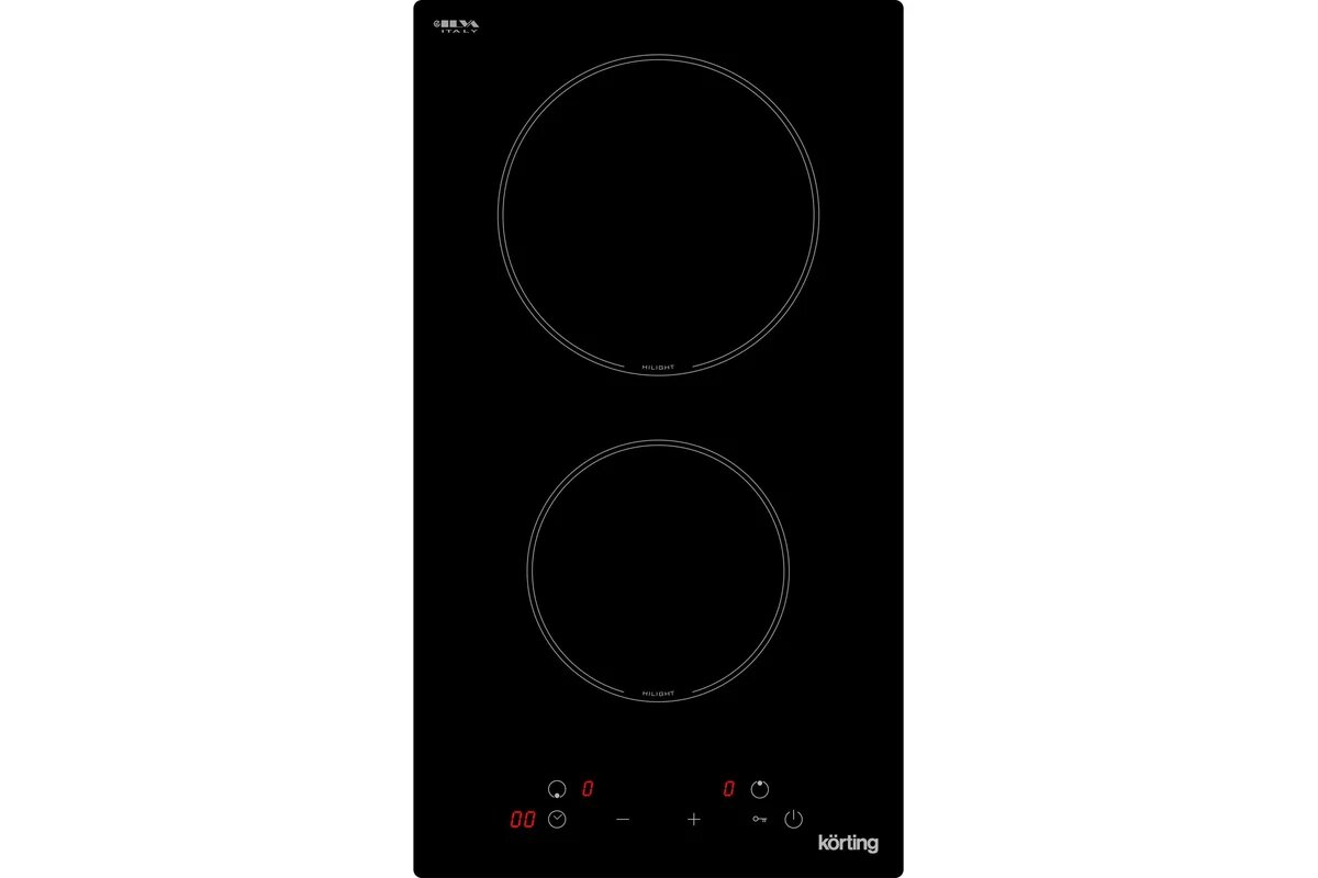 Электрическая варочная поверхность HK 32001 B KORTING, встраиваемая, 2 конфорки, мощность 3000Вт, сенсорная
