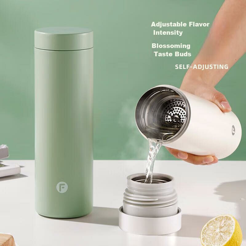 Термос Fuguang Insulated Mug, 316 нержавеющая сталь, 0,48 л, green