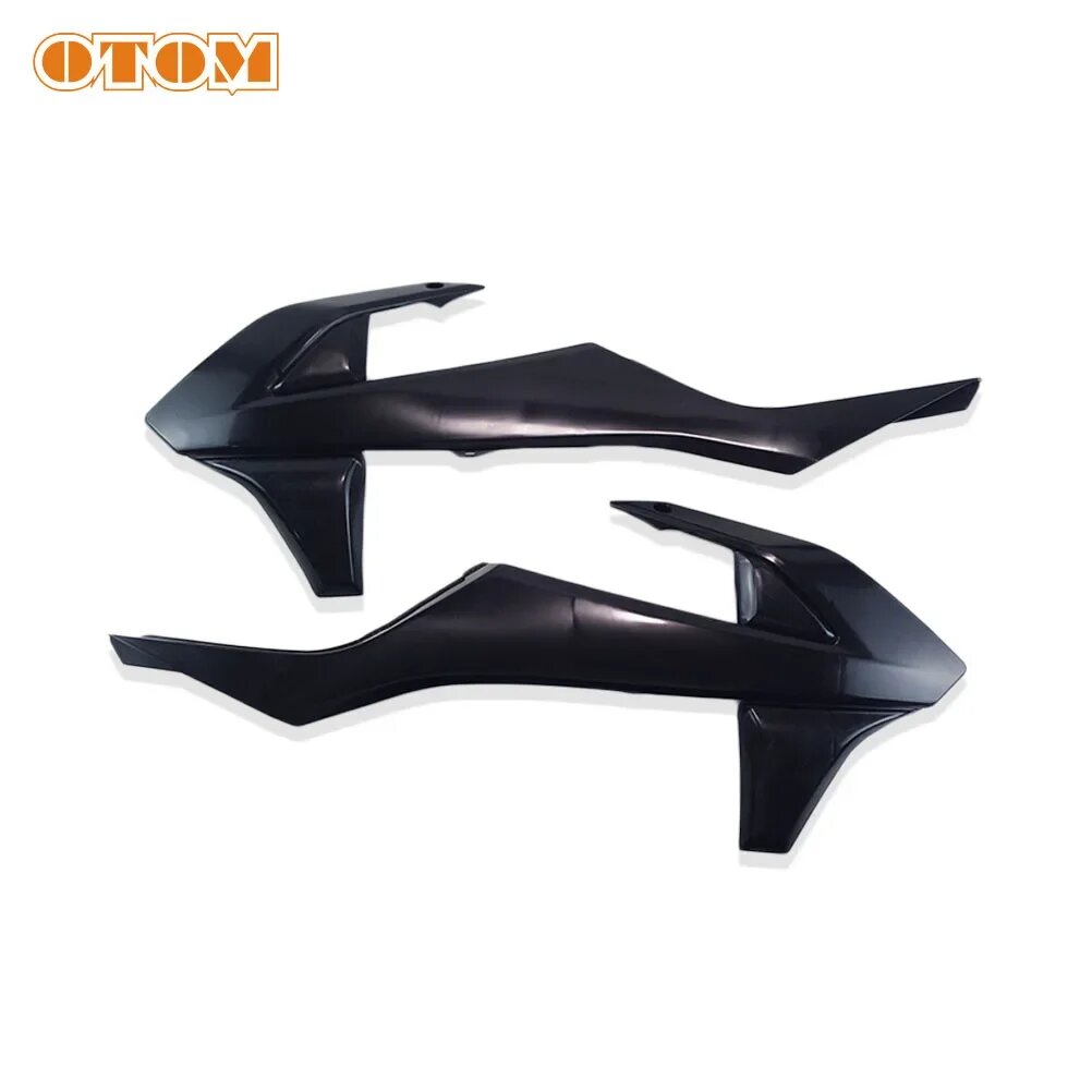 Мотоциклетная левая и правая защитная пластина топливного бака, крылья, кожухи радиатора, пластиковые передние боковые панели, спойлер для KTM SX SXF XC AVANTIS Черный, Black