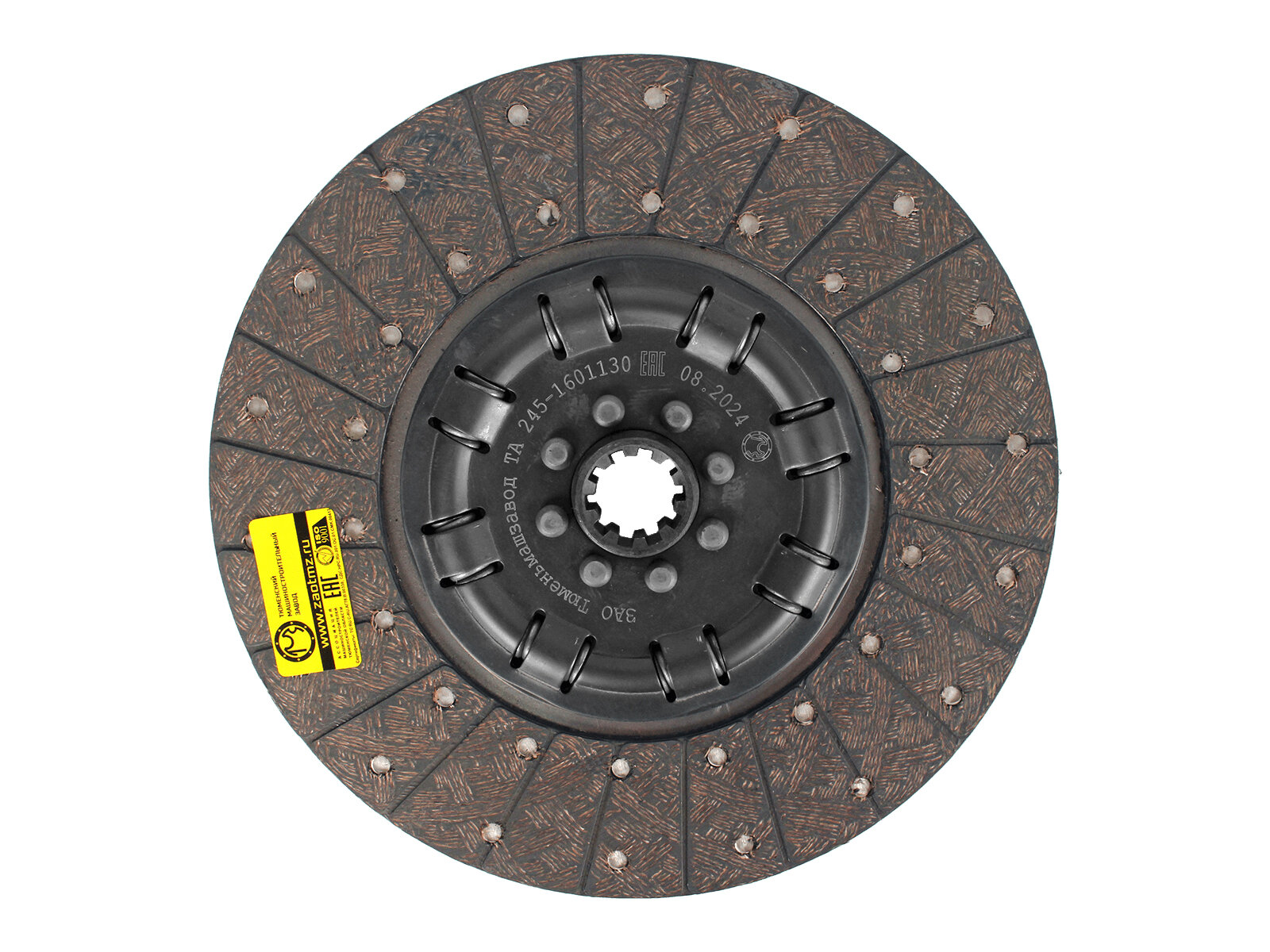 Диск сцепления тарз, для МАЗ-4370, эллиптические накладки, спиральные пружины
