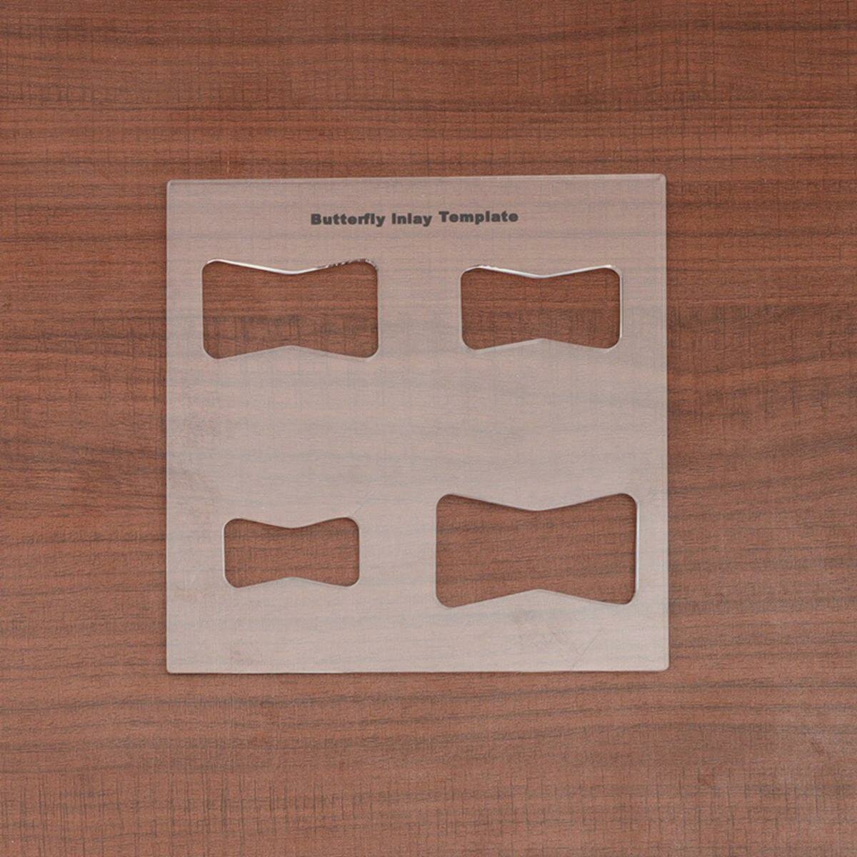 NAMUNY 3 шт. Шаблон инкрустации бабочки для деревообработки, деревянные врезные вставки в виде галстука-бабочки, фрезерные втулки и декоративные шаблоны