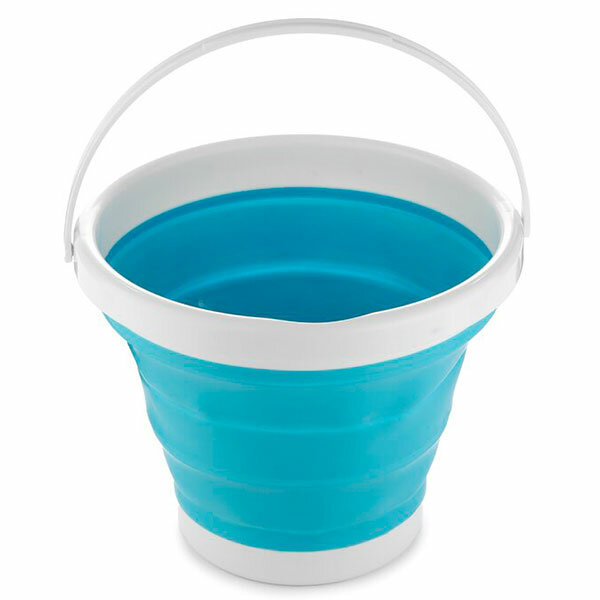 Ведро силиконовое 5 л, складное, круглое