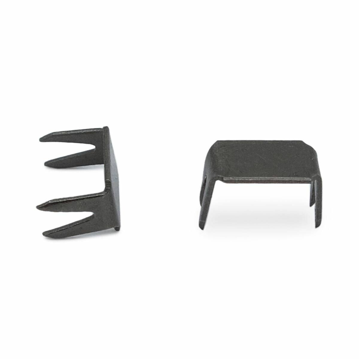 Ограничители для молнии айрис Нижние, для неразъемной, Т5, цвет Черный никель, 100 шт