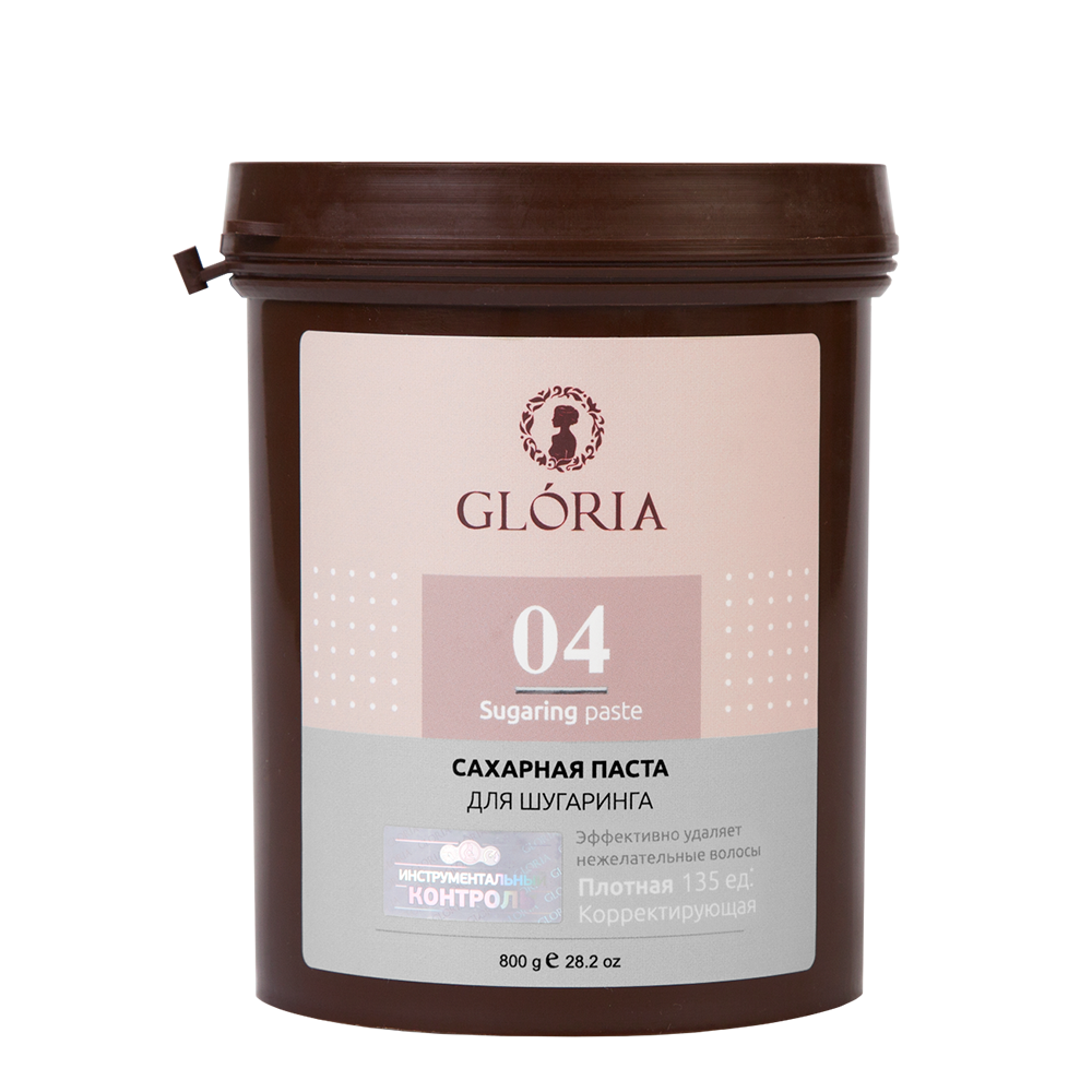 Cахарная паста GLORIA Classic для шугаринга "Плотная", 800 г
