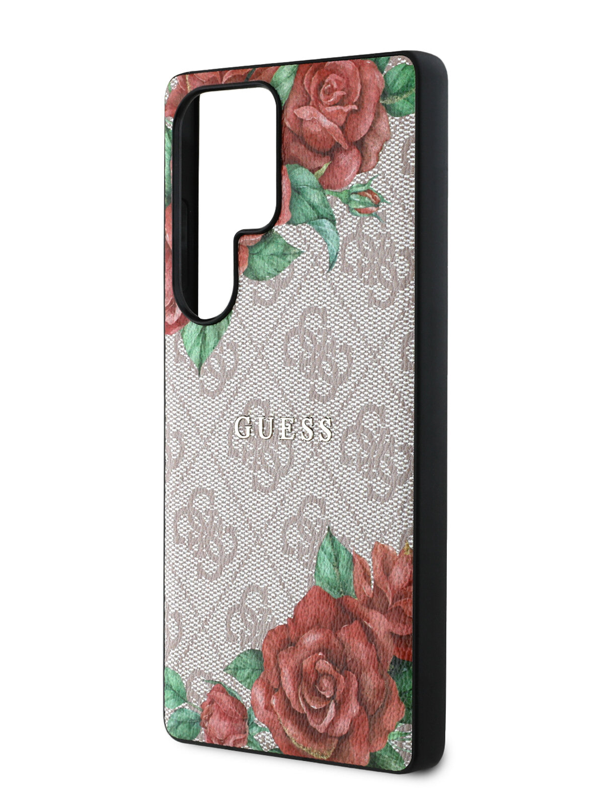 Guess для Galaxy S25 Ultra чехол PU Flowers Roses Hard Pink (MagSafe)