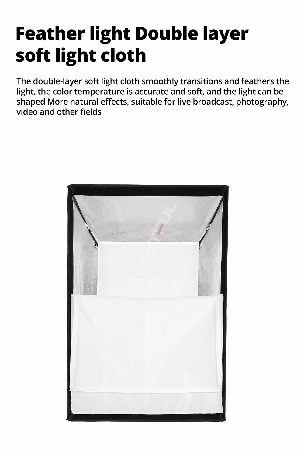 Софтбокс Ambitful 22x90 см для софтбокса Bowens Mount Flash