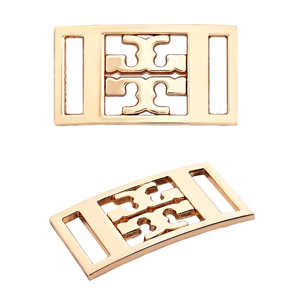 Бирка для рукоделия пришивная, 10 мм, 12 шт, металлическая, цвет золото, Айрис