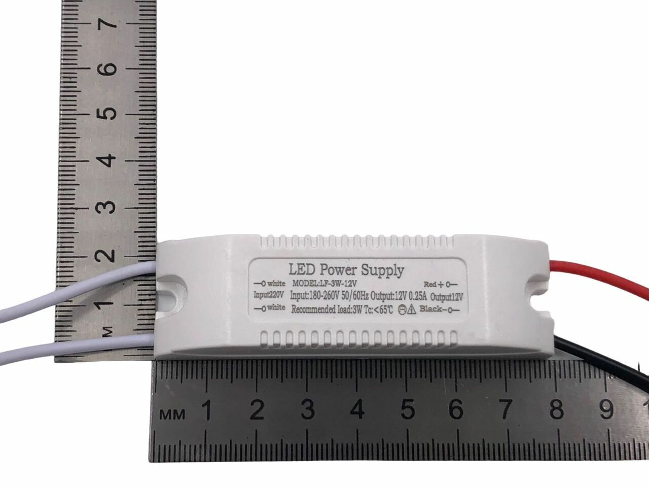 Блок питания LF-3W-12V 3Вт, 12В, 0.25А для светодиодной ленты, светильника, оборудования. Драйвер для светодиодной ленты мощность 3W 0.25A IP20