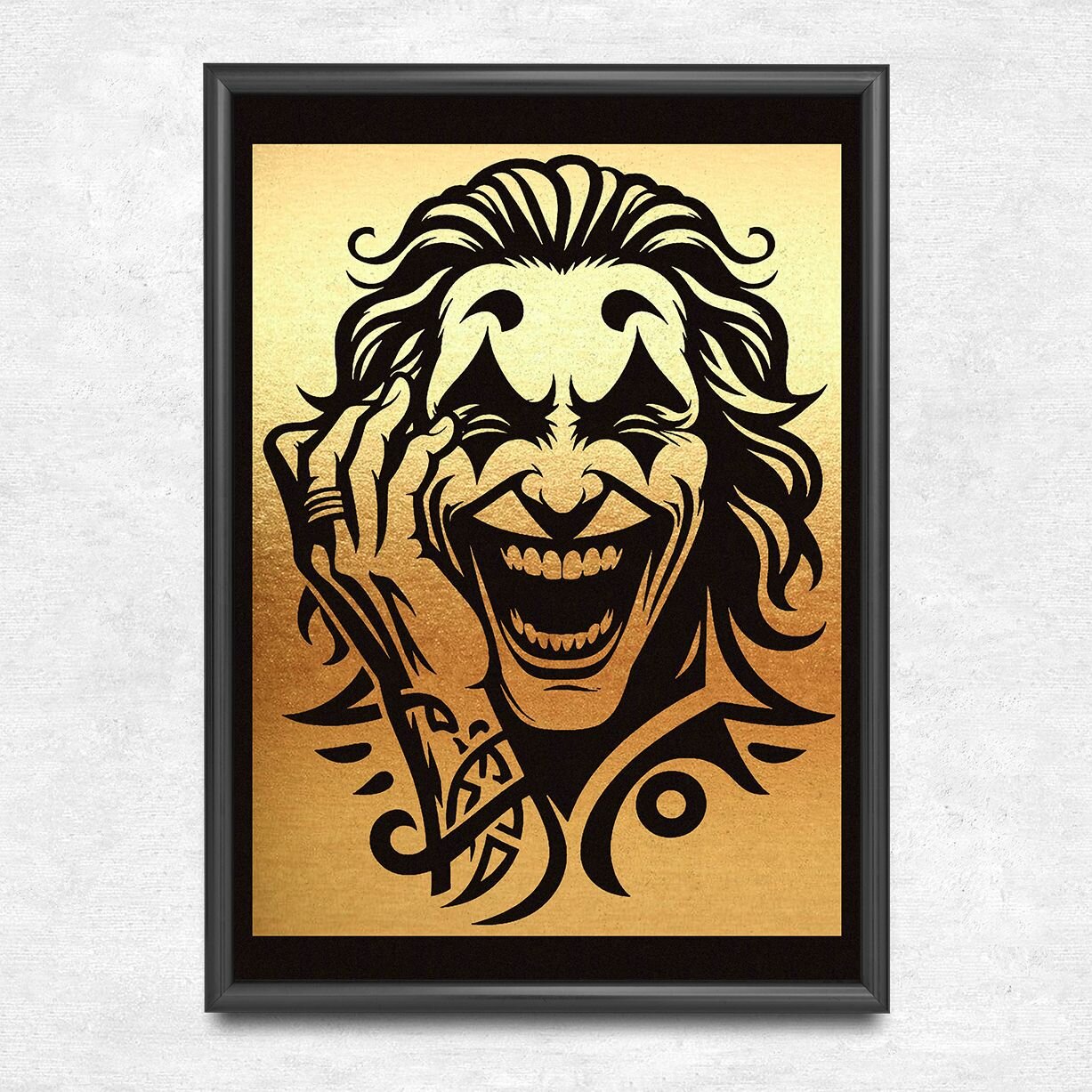 Постер Джокер / Плакат Joker Хоакин Феникс по фильму, сериалу, игре