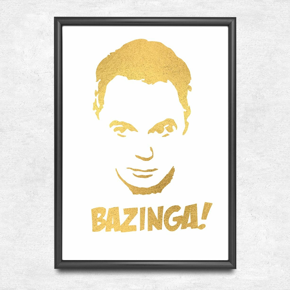 Постер Теория большого взрыва / Плакат Базинга Шелдон сериал