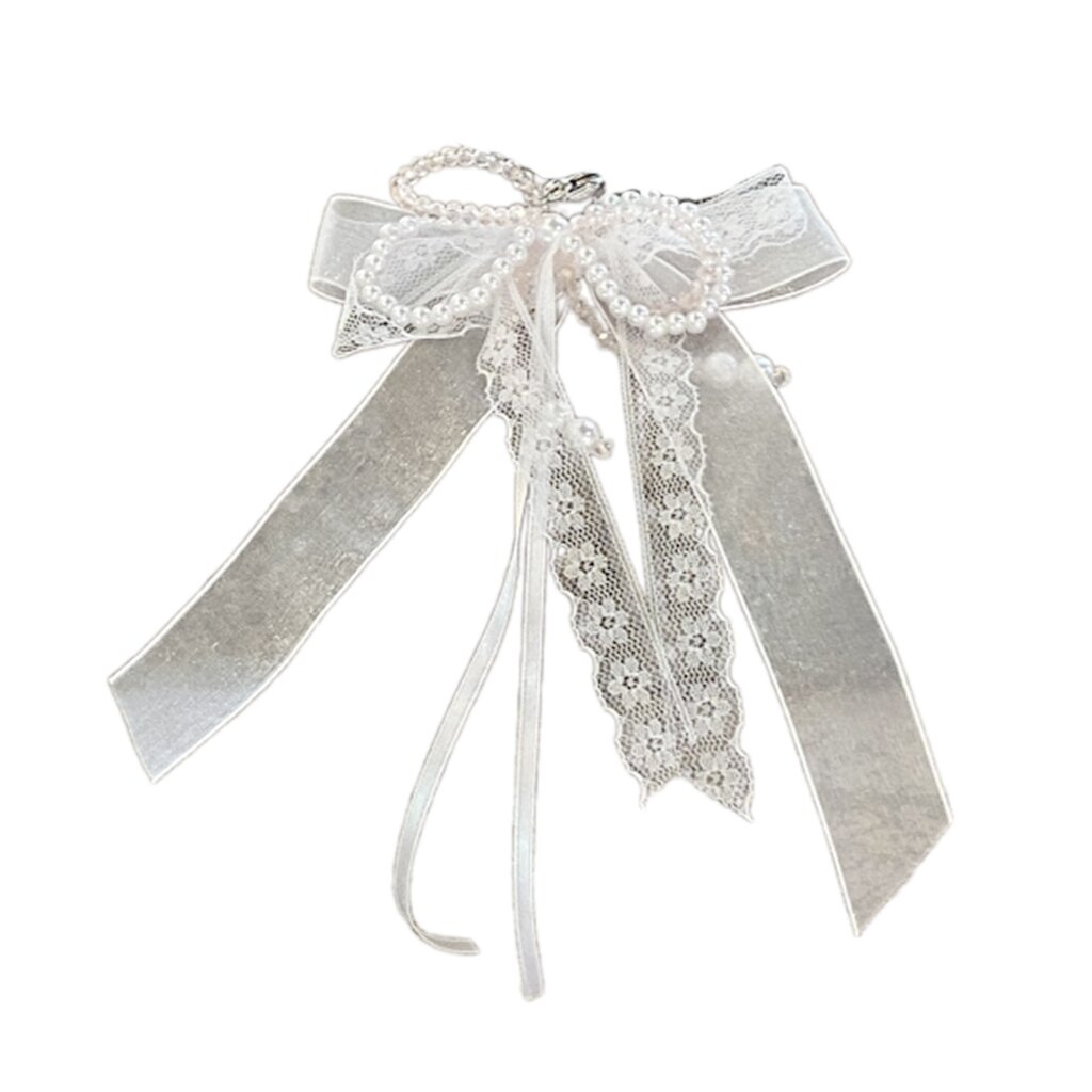 Нежный Вышитый Бисером Брелок Для Ключей С Бантом, Телефон, Шарм, Уникальный Брелок, Сумка, Подвеска для Ключей от Автомобиля, Кошелек, Рюкзак