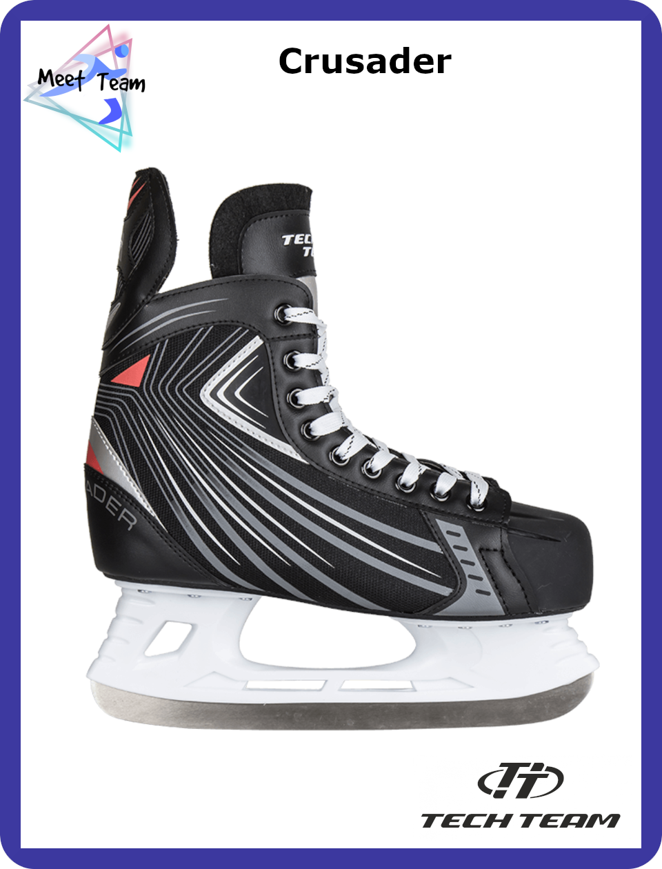 Коньки хоккейные TECH TEAM Crusader,44