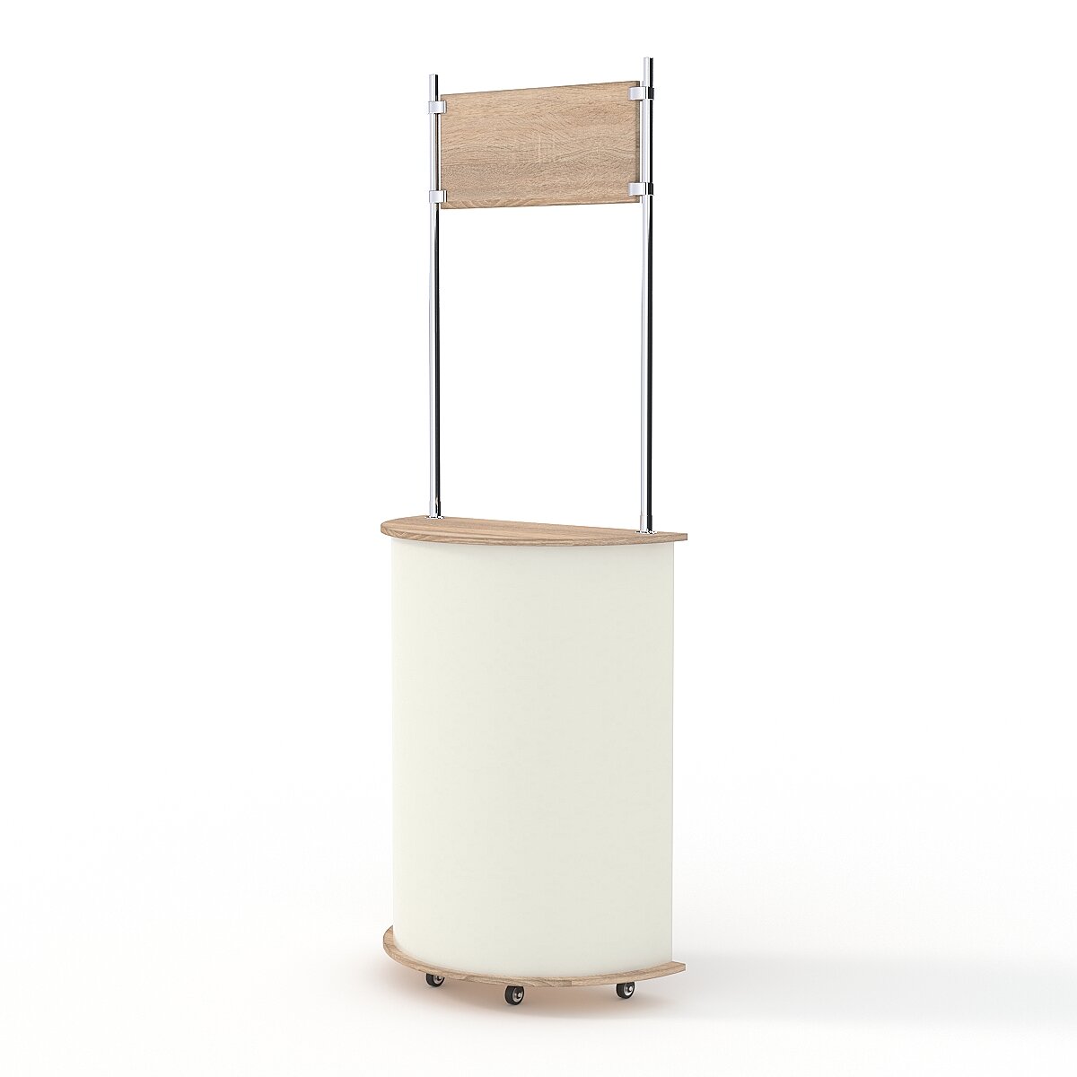 Стойка-ресепшн №1 передвижная, Дуб Сонома. Производитель товара - компания Westcom.