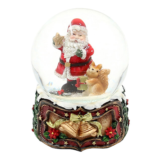 Снежный шар Санта-Клаус: Волшебная Звездочка 9 см, Sigro, 50-2051-3